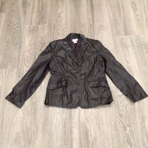 Ann Taylor | Jackets & Coats | Ann Taylor Loft Leather Jacket | Poshmark